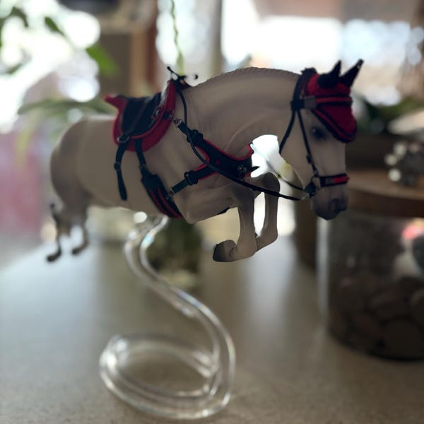 Grey Breyer Bareback Tack Set - Etsy