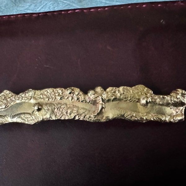 Hammered Sterling Silver Hair Slide, Japanese Style Textured Hair Slide ...