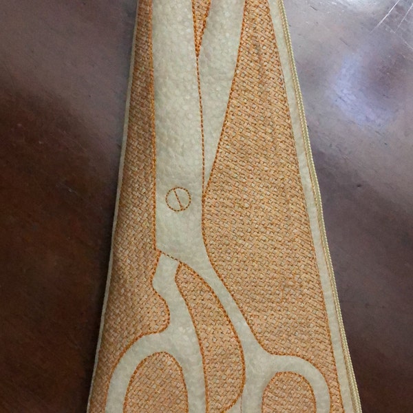 In the Hoop Scissor Case Machine Embroidery Design ITH Project for ...