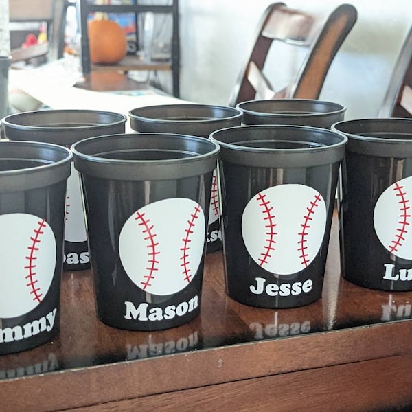 Baseball 16oz Reusable Stadium Cups Birthday Party Favors - Etsy