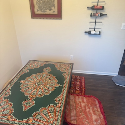 Moroccan Handmade Wood Table, Berber Design Table, Custom Dining Table ...