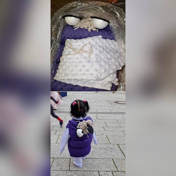 Boo Costume, Purple Monster Costume - Etsy