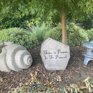 Welcome Name Stone Custom Stone Engraved Rock - Etsy