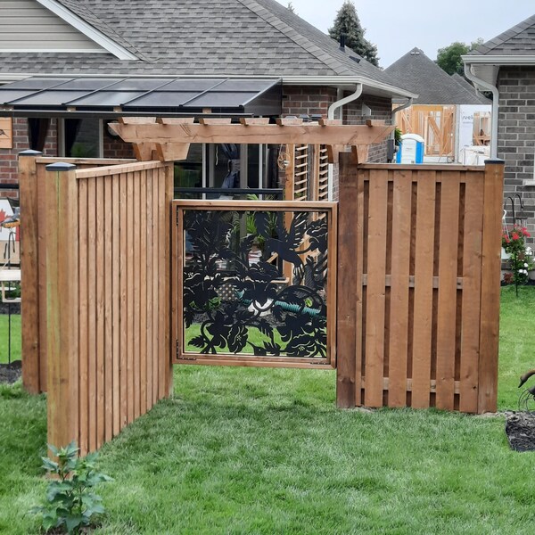 Aluminum Decor Outdoor Decorative Metal Privacy Screens Humming Bird ...