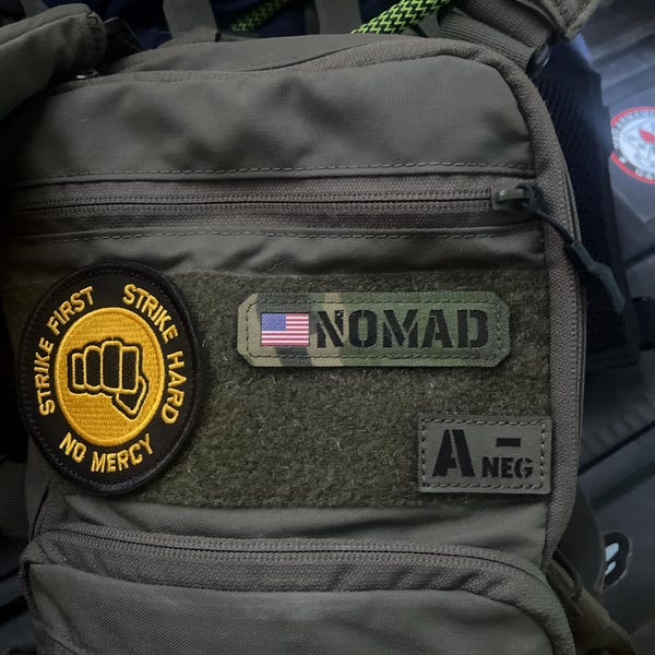 You Name 4.7x2.7 Callsign Laser Cut Cordura Patch With Velcro 120 X 70 ...
