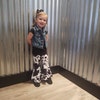 Girls Cow Pants, Cow Print Bell Bottoms, Cow Birthday Pants, Farm Theme ...