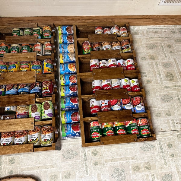 Can Cupboard: Wall-mounted Canned Goods Storage & Organizer for ...