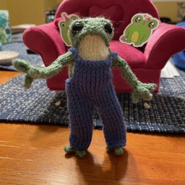 Crochet Straw Hat Pattern for Knitted Frog (PDF Pattern) - Etsy