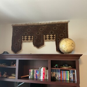 3.2 X 1 Ft 99 X 32 Cm Wall Hanging Kilim, Windows Topper, Door Valance ...