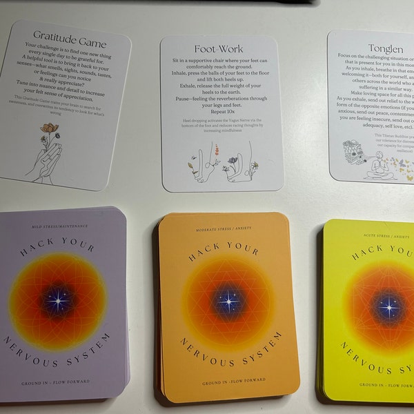 Hack Your Nervous System Card Deck - Etsy