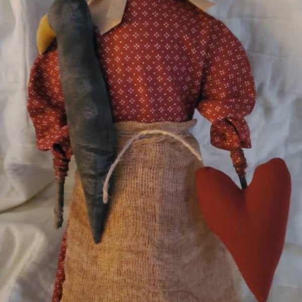 Roscoe Rabbit EPATTERN... Primitive Bunny Cloth Doll Craft Easter ...