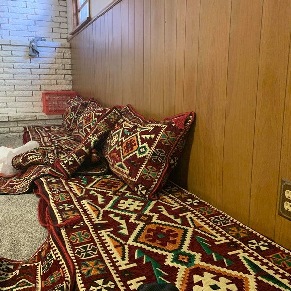 8'' L Shaped Arabic Floor Seating Sofa Set,l Shaped Bench,l Shaped ...