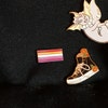 Community Lesbian Flag Pin — Subtle Pride Accessory LGBT Enamel Queer ...