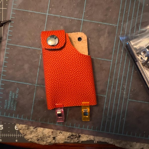 DIY Leather Wallet Pdf- Svg - Dxf- Pattern: Downloadable Minimalist ...