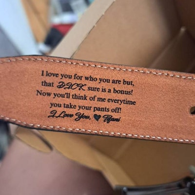 Father's Day Leather Belt, Customized Belt for Him, Personalized Belt ...