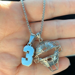 Number Pendant Silver - Etsy