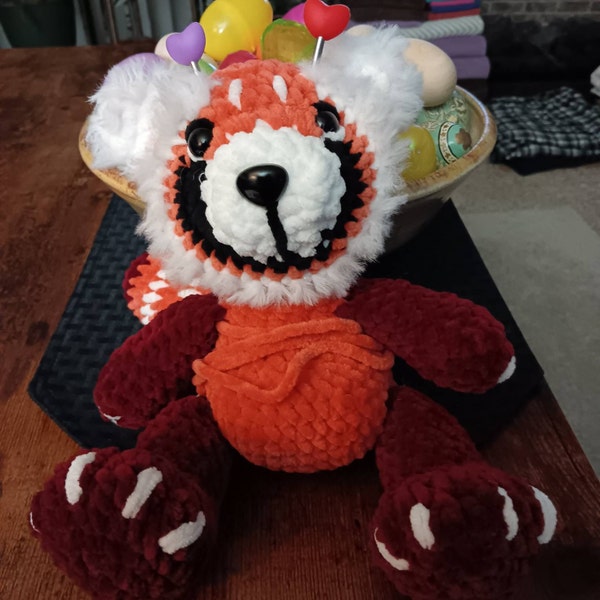 Crochet Red Panda Pattern Amigurumi Red Panda Pattern Panda Diy Toy ...