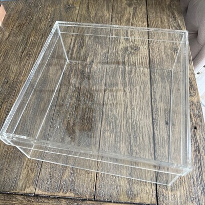 Personalized Acrylic Box Acrylic Box With Lid Personalized - Etsy
