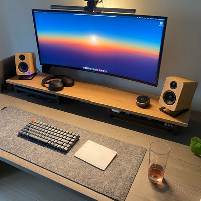 Gray Desk Pad/ Felt Mat / Laptop Mat / Desk Mat / Different Sizes Mat ...