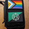 Transgender Flag Embroidered Patch LGBT Trans Pride Hook and Loop, Iron ...