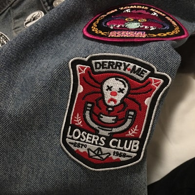 Stephen King IT 1990 deadlights Pennywise Tim Curry Patch Iron-on ...