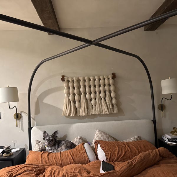 Macrame Tassel Pendant Light, Boho Ceiling Light Fixture, Handmade ...