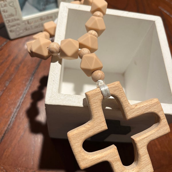 Silicone Decade Rosary, Baby and Child's First Rosary, Baptism Gift ...