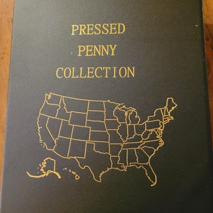 Large Elongated / Pressed Penny Book Holds 144 Coins - Etsy