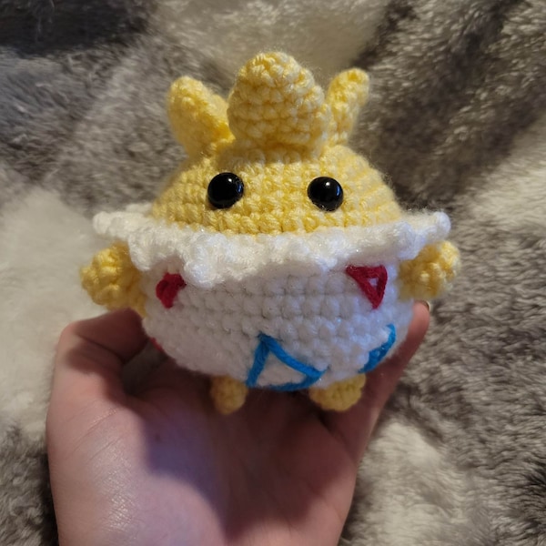 Togepi Amigurumi Pattern | Pokee.mon Amigurumi Pattern | Digital ...