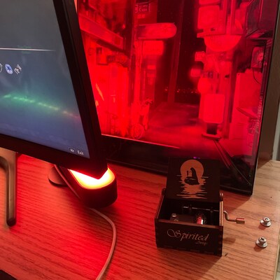 Spirited Away Music Box Theme Music Chest Wooden Engraved - Etsy