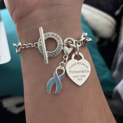 Melanoma Black Ribbon Rope Bracelet - Etsy