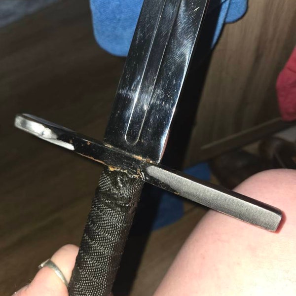 HEMA LONGSWORD CARBONSTEEL Blunt Edge Practice Training Sword, Medieval ...