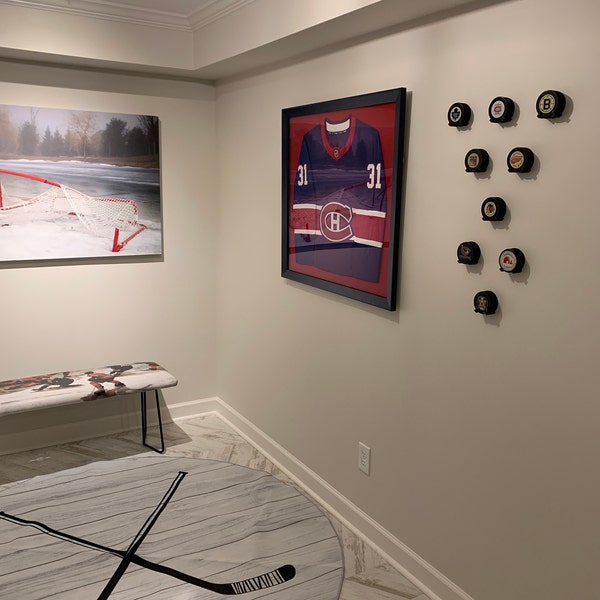Hockey Puck Wall Display Holder - Etsy