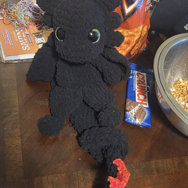 SNUGGLER Version - Nova the Fury Dragon PDF Crochet Pattern - Etsy