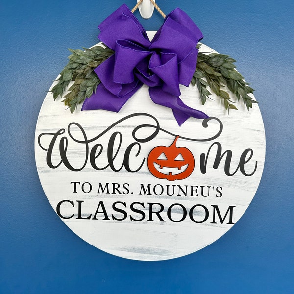 Classroom Door Decor | Interchangeable Sign | Classroom Welcome ...