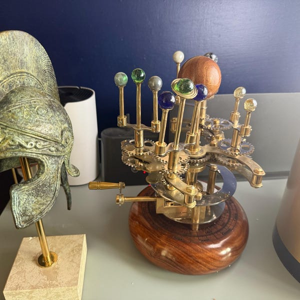 Orrery Luxury Home Décor Solar System Model 8" Gift for Husband ...