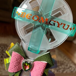 BTS SUGA AGUST D Ribbon Bow Keychain Pendant Light Stick - Etsy