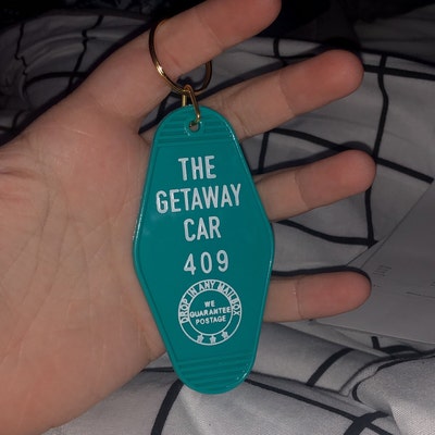 Getaway Car Keychain Motel Keychain Vintage Hotel Tag Cute Taylor Swift ...
