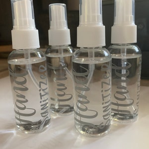 Custom Spray Bottle Labels, 2 Oz, 4 Oz, 8 Oz Spray Bottle Labels ...
