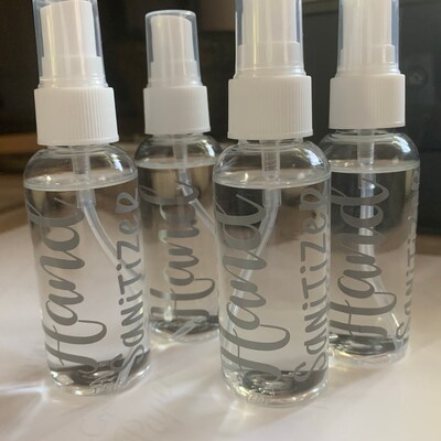 Custom Spray Bottle Labels, 2 Oz, 4 Oz, 8 Oz Spray Bottle Labels ...