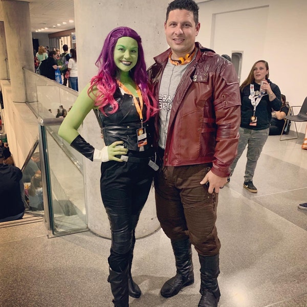 GAMORA Wig * Guardians of the Galaxy Beautiful Purple to Pink Ombre ...