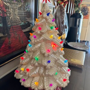 Vintage Ceramic Large Lava Tree - Etsy