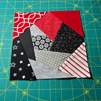 Stair Step Quilt Block Pattern, PDF, Foundation Piecing, Paper Pattern ...