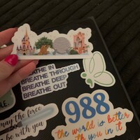 WDW Landmarks Transparent Laptop Sticker/ Disney Hidden Mickey Animal ...