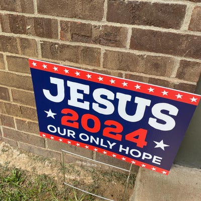 Neither One 2024 Sticker Vinyl Decal, Nobody for President, Election ...