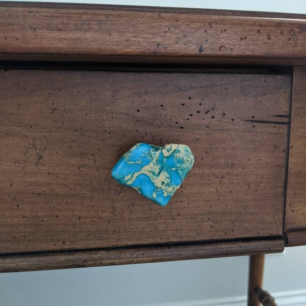 Aqua Terra Jasper Knobs, 25% Off! African Opal Jasper Knobs, Gem Stone Knobs, Stone Knobs ...
