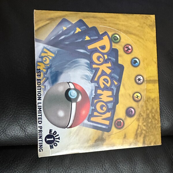 Filled & Sealed Vintage Proxy Pokemon Trading Card Game Booster Box ...