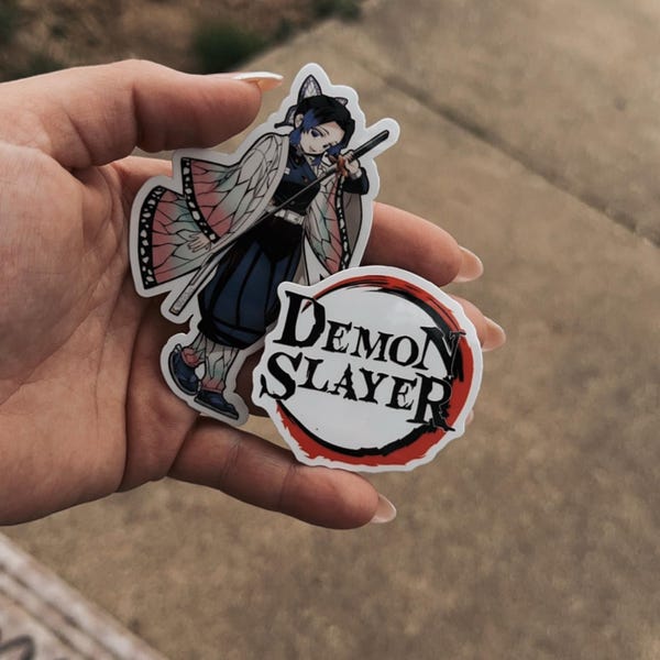 Obanai Iguro Anime Art-demon Slayer Sticker Glossy/holographic Water ...