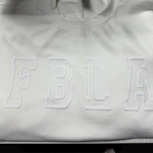 Custom Puff Print Team Name Sweatshirt, Personalized Puff Writing ...