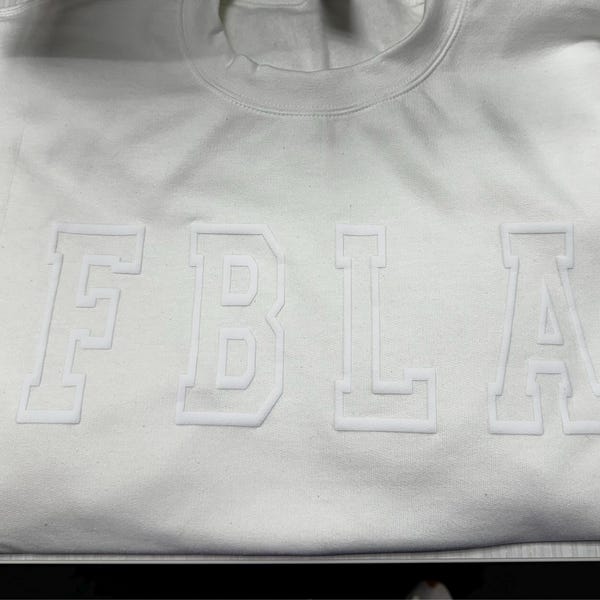 Custom Puff Print Team Name Sweatshirt, Personalized Puff Writing ...